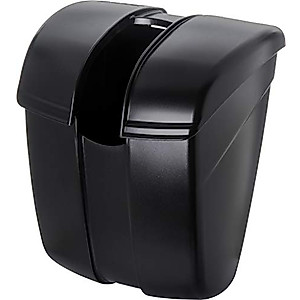 San Jamar Saf-T-Ice Plastic Scoop Caddy for Scoops, 86 oz, Black