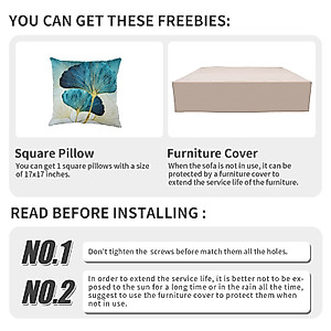 Outdoor Patio Dark Brown Rattan 7 Piece Sectional Set PE Wicker Conversation Sofa with Liftable Storage Table, Non-Slip 5" Thick Grey Cushion and Furniture Cover