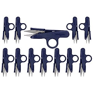 Golden Eagle Sharp Point Quick-Clip Lightweight Thread Snippers (12 Piece Pack)