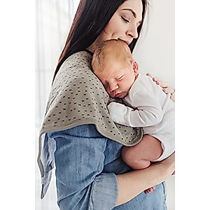 Copper Pearl Baby Burp Cloth Large 21''x10'' Size Premium Absorbent Triple Layer 3 Pack Gift Set “Alta