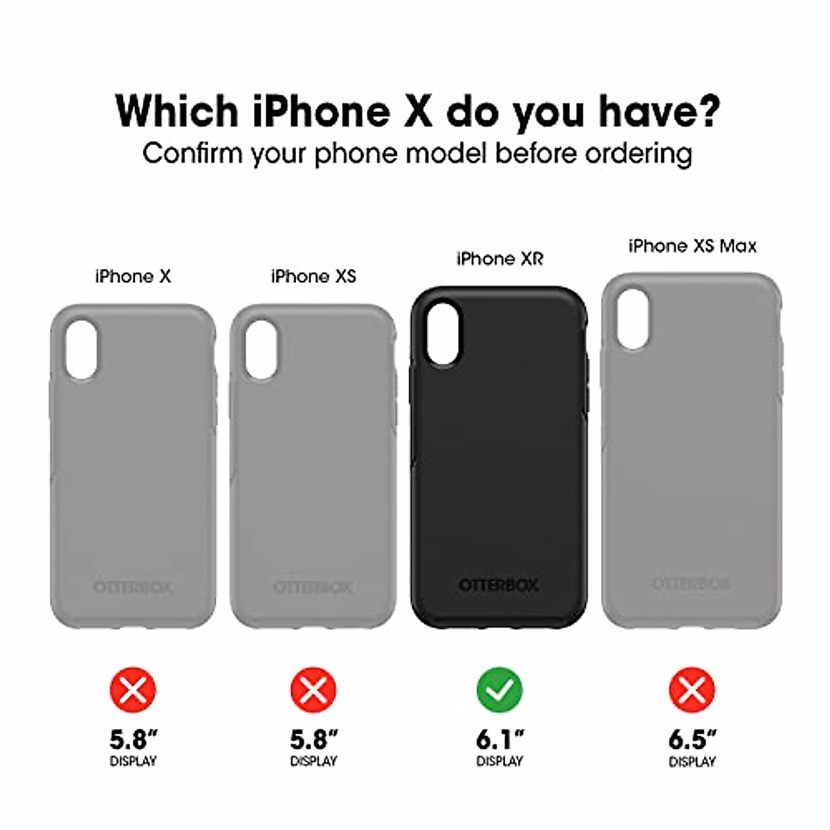 OtterBox iPhone XR Commuter Series Case - BESPOKE WAY (BLAZER BLUE/STORMY SEAS BLUE), slim & tough, pocket-friendly, with port protection