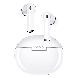 UMIDIGI Ablebuds Free Wireless Earbuds,Bluetooth 5.2 Headphones Noise Cancellation Earphones Stereo Bass Earphones，IP55 Waterproof Sports 27H Playtime in-Ear Built-in Mic Headset ENC Clear Calls