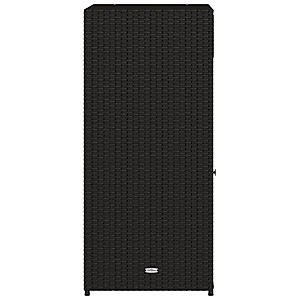 HFERTW Patio Storage Cabinet, Garden Box Toy Box Kitchen Cabinet Job Box Suitable for Kitchen Adults Apartments Patio Poly Rattan