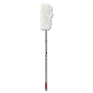 Rubbermaid Commercial Overhead Dusting Tool, 51 Inch Handle, Reusable, Machine Washable, Extendable Cleaning Supplies