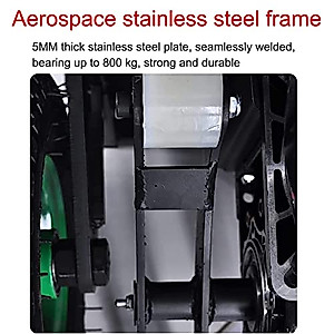 WTHOME Sack Toboggan Electric stairclimber, with Telescopic Handle, Stairs up/Down 300 kg Load Capacity, Maintenance-Free/brushless Motor - Hand Truck, S-Shaped Support arm