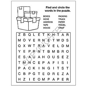 ZoCo - When I Move - Coloring Books (50 Bulk Pack, Without Crayons) - Real Estate Agent Gifts - Realtor Supplies - Games, Puzzles, Activities for Kids