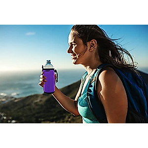 Blank Neoprene Water Bottle Coolie (Variety Color 6 Pack)