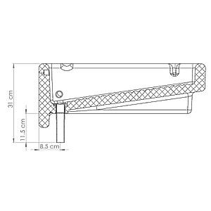 Versaplas 71 right sided plastic Washboard