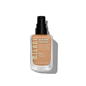 Milani Screen Queen Liquid Foundation Makeup - Cruelty Free Foundation With Digital Bluelight Filter Technology (Soft Chai)