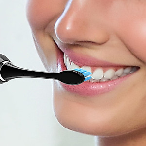Electric Toothbrush 4Pcs Replacement Brush Heads, Black (4Pcs Cleaning Brush Heads)
