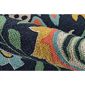 Momeni Newport Area Rugs, 2'3" X 8' Runner, Navy