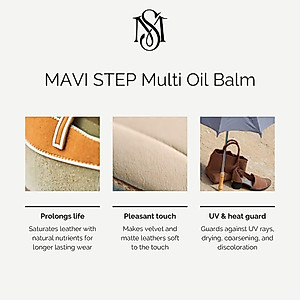 MAVI STEP Multi Oil Balm Suede & Nubuck Renovator Cream - 107 Bright Yellow