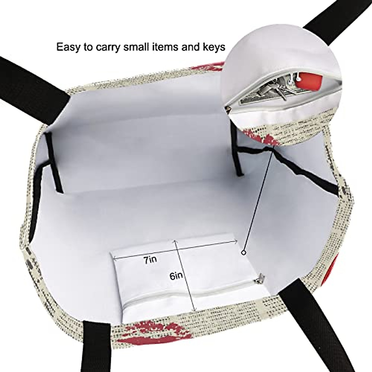 ALAZA Newspaper British Flag Retro Canvas Tote Bag for womenLarge Women Casual Shoulder Bag Handbag,Shopping Grocery Cotton Bag Reusable,Multipurpose,Heavy Duty For Outdoors Weekender Travel