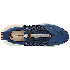 adidas Men's Alphaboost V1 Running Shoe, Victory Blue/Solar Red/Grey, 10.5