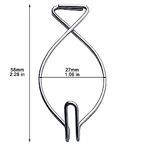 BAMI-LEE House 50 Piece Ceiling Hook Clips Ceiling Hanger Hooks Ues for Office, Classroom, Home,Wedding Decoration, Hanging Sign