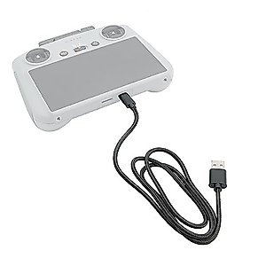 Remote Controller USB C Charging Cable Cord for DJI Mini 2/Air3/Air 2S/Mavic 3/Mavic Air 2 Drone Controller Charging Data Cable for DJI RC/RC 2/N1/N2 Remote