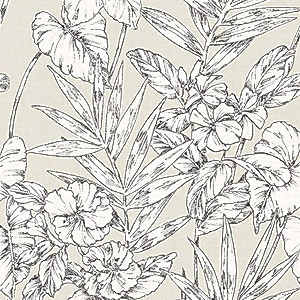 NuWallpaper NUS3145 Grey Cayman Peel & Stick Wallpaper, Neutral