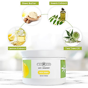 Fermosa Anti Dandruff Hair Cream - Anti Dandruff Moisturizing Cream, Hair Mask for Dry Hair & Scalp- 6.8oz/200g