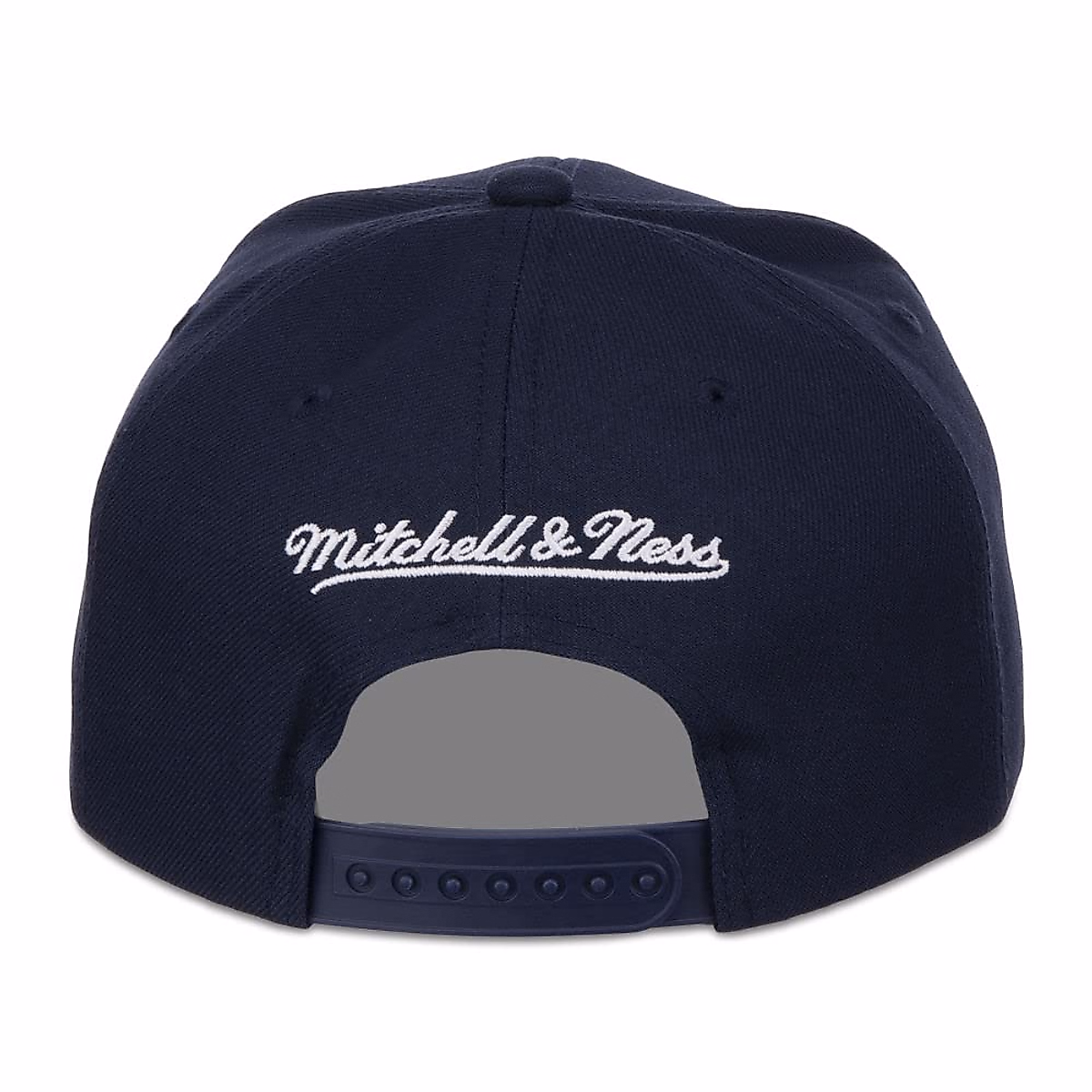 Mitchell & Ness Branded Box Logo Adjustable Snapback Cap Navy
