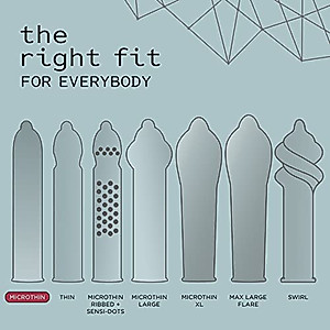 Kimono Microthin Plus - Premium Lubricated Natural Latex Condoms, Ultra Thin with Extra Moisture and AquaLube, Vegan-Friendly, No Latex Odor - Enhanced Sensitivity - Pack of 12