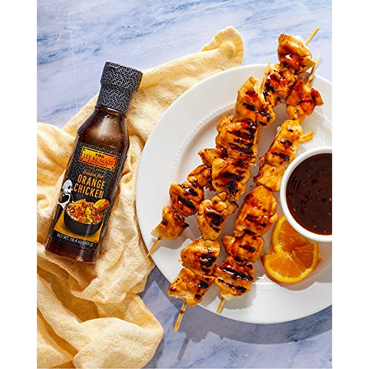 Lee Kum Kee Panda Brand Sauce for Orange Chicken,0g Trans Fat, No Artificial Flavors, No High Fructose Corn Syrup, Cholesterol Free, 8 Ounce (Pack of 6)