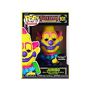 Funko Spirit Halloween Killer Klowns from Outer Space Blacklight Jumbo POP! Figure | Officially Licensed | Halloween Décor