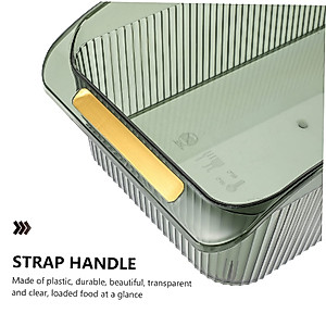 COLLBATH Tray for Fridge Refrigerator Organizer Bins Fruit and Vegetable Storage Containers Sturdy and Long-lasting Easy