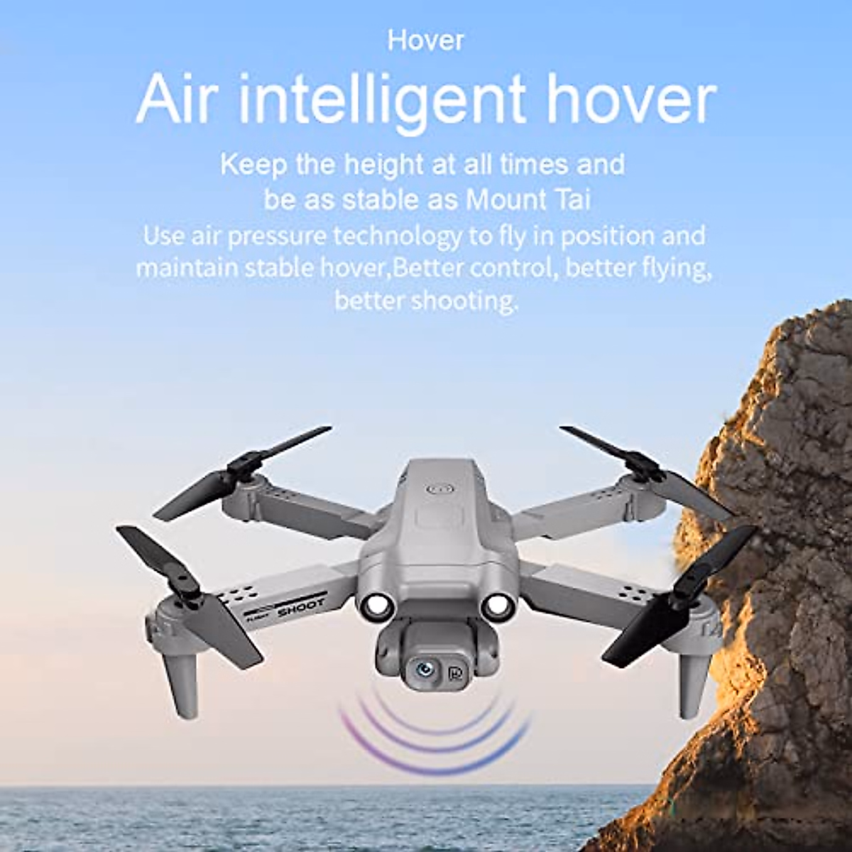 MORESEC Drone with HD Camera, Smart Aerial Photography Drone Remote Control Aircraft Children Toy Mini Helicopter Quadcopter Remote Control Toy Gifts #Day