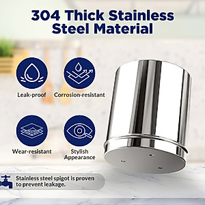 Membrane Solutions UV Countertop Gravity Water Filtration System Replacement Filter Elements - 3 Packs (U3P)