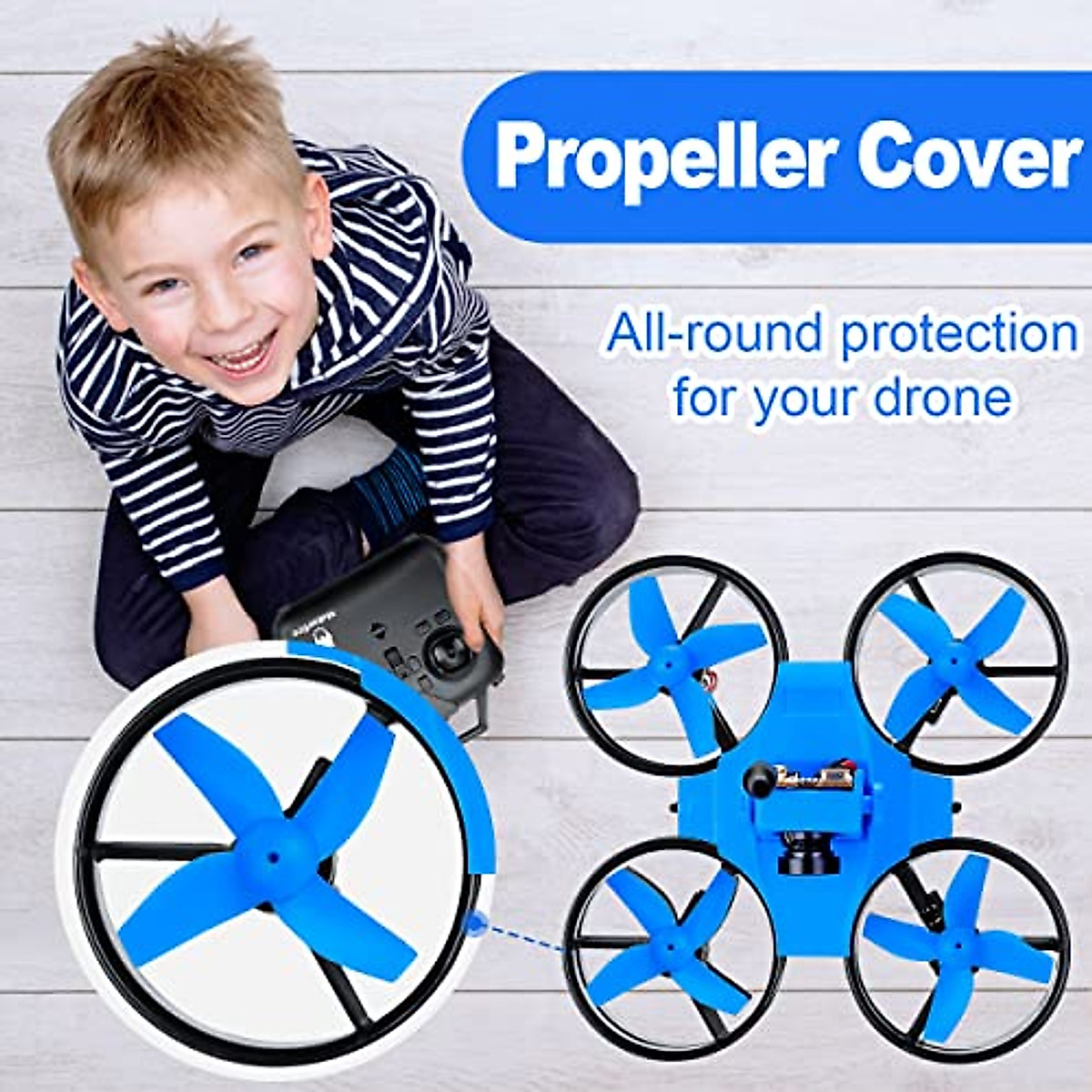 Makerfire FPV Drone Kit with IPS Display 5.8GHz 800TVL Camera Mini FPV Quadcopter for Beginners, One Button Take Off,3D Flip, Headless Mode, Speed Adjustment Camera Drone