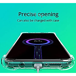 [Road Left] Crystal Clear Case for Galaxy A71 5G,Air-Bag Shockproof Protective Phone Case,Ultra Slim Flexible Soft TPU Cover for Samsung Galaxy A71 5G