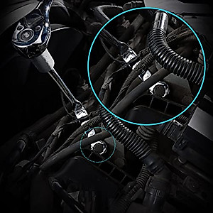 DURATECH Distributor Clamp Wrench Set, SAE, 2-Piece, 1/2" & 9/16", 12 Point