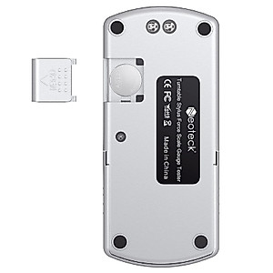 Neoteck Digital Turntable Stylus Force Scale Gauge 0.01g/5.00g Blue LCD Backlight for Tonearm Phono Cartridge - Silver