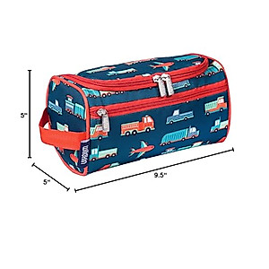 Wildkin Toiletry Bag for Boys, Girls, and Adults, Toiletry Bags Measures 9.5 x 5 x 5 Inches, Multifunctional, Spacious and Ideal Sized for Weekend or Overnight Travel Bag, BPA-free (Transportation)