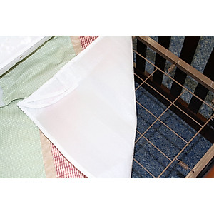 Colgate Crib Mattress and Dust Ruffle Protector - Waterproof Pad Protects Mattress from Tears and Rust Stains