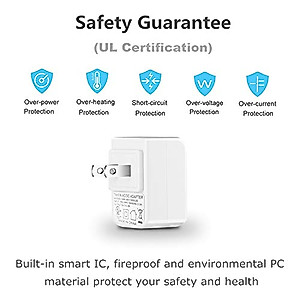 Taken 10ft/3m Arlo Ultra Cable, Weatherproof Outdoor/Indoor Magnetic Charging Cable and Power Adapter for Arlo Ultra, Ultra 2, Arlo Pro 3, Pro 4 (NOT for Arlo Essential Spotlight) - 2 Pack, White