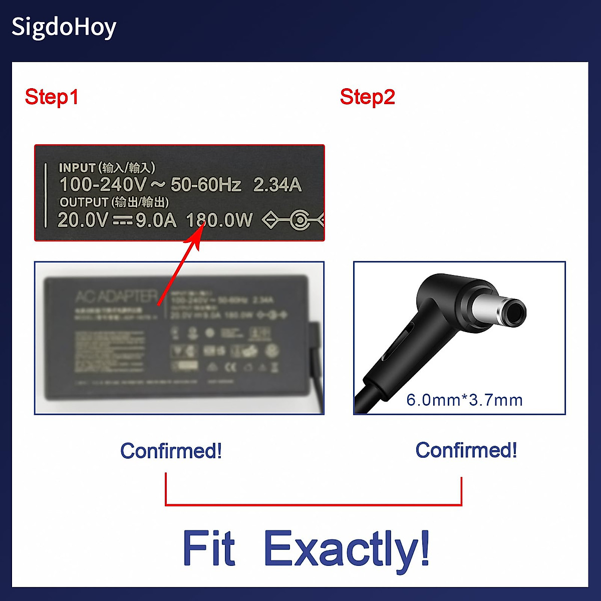 180W Zephyrus Charger ADP-180TB H for ASUS ROG Zephyrus G14 G15, ASUS TUF Gaming F15 F17 A15 A17 Laptop AC Adapter Power Supply Cord 20V 9A
