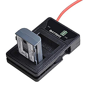 Batmax 2Pcs NB-2L NB-2LH Battery + Built-in USB LED Charger for Canon PowerShot G7 G9 S80 S70 S60 S50 S45 S40 S30, Canon DC410 DC420 EOS 350D 400D Digital Rebel XT XTi, VIXIA HF R10