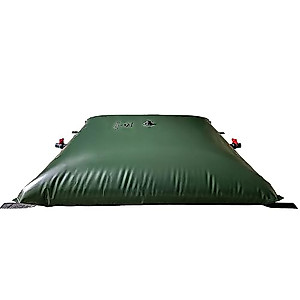 Badger Tactical Heavy Duty 130 Gallon Water Bladder/Water Tank-Includes Brass Fittings for Quick Garden Hose Connection-Emergency Water Storage/Camping Gear/Survival Kit/Alternative to Water Barrel