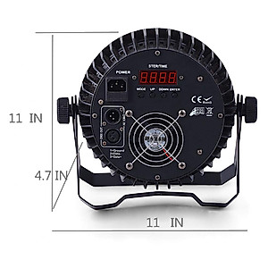 Stage Lights Par Lights Led Stage Lighting,18X10W DMX 512 8CH for Stage,church,Wedding, Dj,Band, Night Club, Theater Performance
