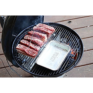Slow 'N Sear Stainless Steel Charcoal Basket for 18" Charcoal Grills from SnS Grills