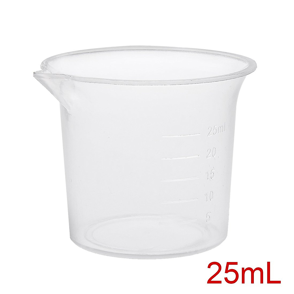 uxcell 2pcs Measuring Cup Labs PP Graduated Beakers 25ml