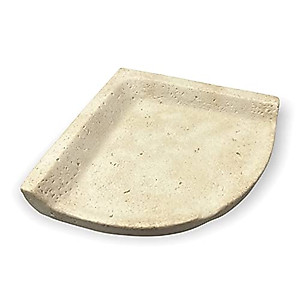 Tenedos Premium Quality Classic Cream Travertine Resin Corner Shelf