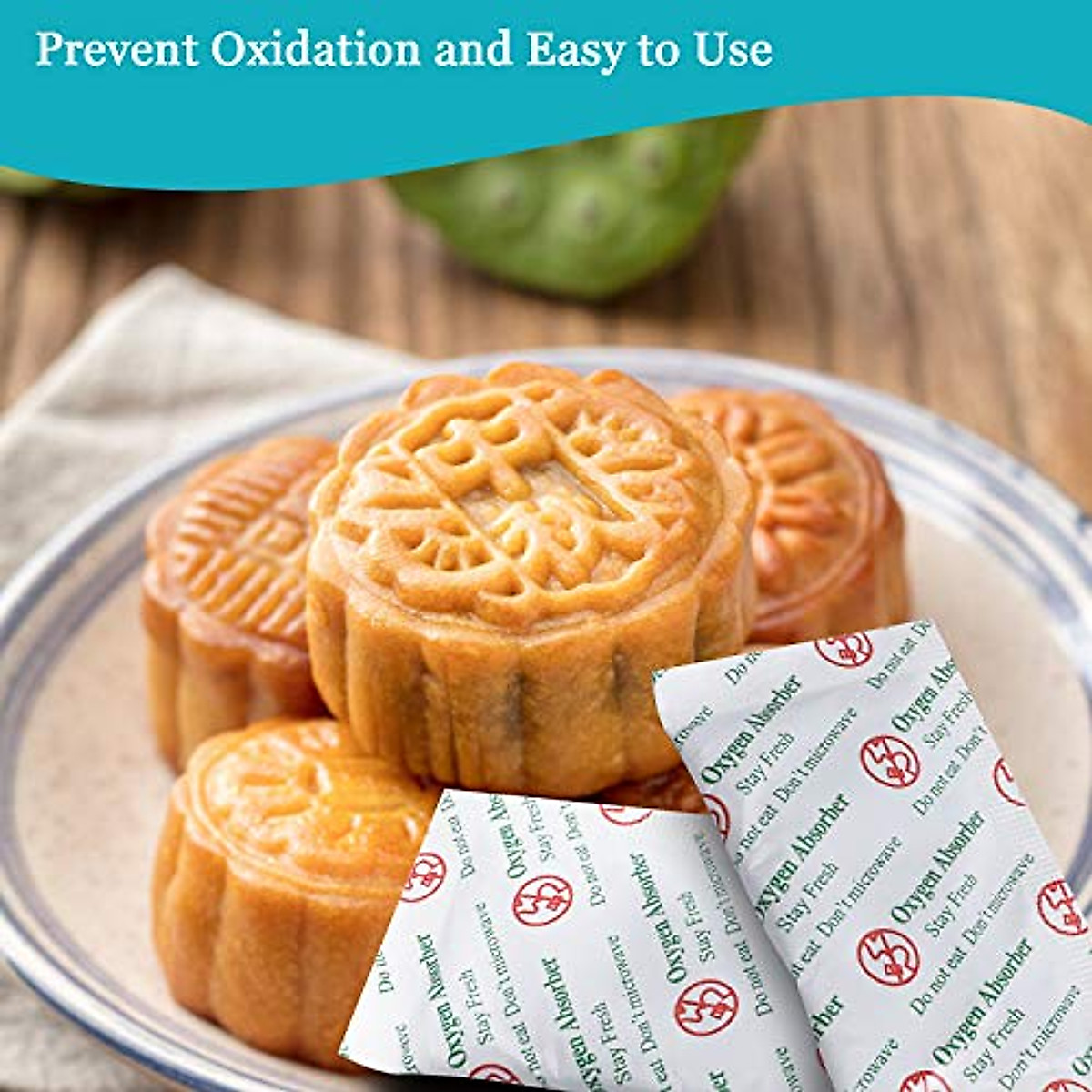 ATSAMFR 500cc(50Packets) Food Grade Oxygen Absorbers Packets for Long Term Food Storage,Oxygen Absorbers for Home Made Jerky