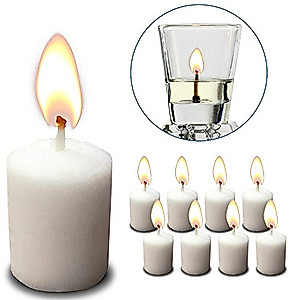 Ohr 4 Hour Neironim Candles - Shabbat and Small Votive Wax Candle - 72 Count