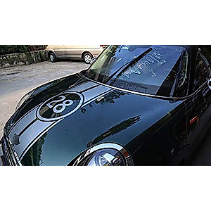 iJDMTOY (2) Black UK Union Jack Style Window Wiper Washer Spray Nozzle Covers Compatible With All MINI Cooper Models