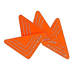 Rocketbook Beacons - Digitize Your Whiteboard - Reusable Stickers To Upload Your Whiteboard Notes To The Cloud with Carrying Case (1 Pack), BEA-A4-K
