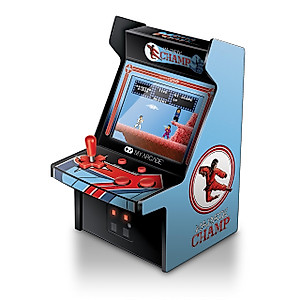 My Arcade Karate Champ Micro Player Arcade Machine: Fully Playable, 6.75 Inch Collectible, Color Display, Speaker, Volume Buttons, Headphone Jack - Electronic Games