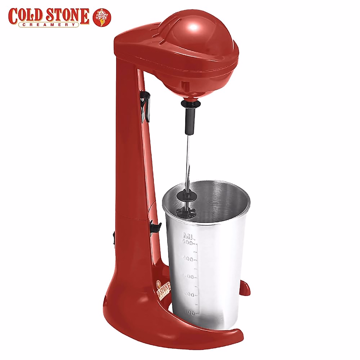 Cold Stone Milkshake Maker with Stainless Steel Mixing Cup 16 ounce, Electric Drink Maker