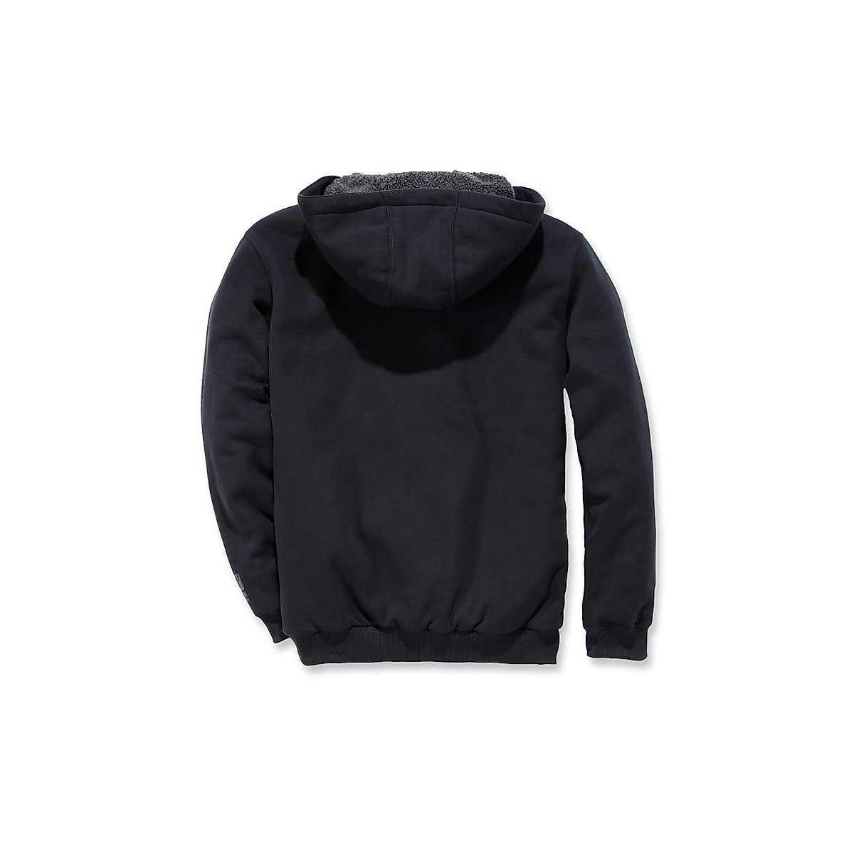 Carhartt mens Rd Rockland Sherpa Lined (Big & Tall) Hooded Sweatshirt, Black, Large Tall US